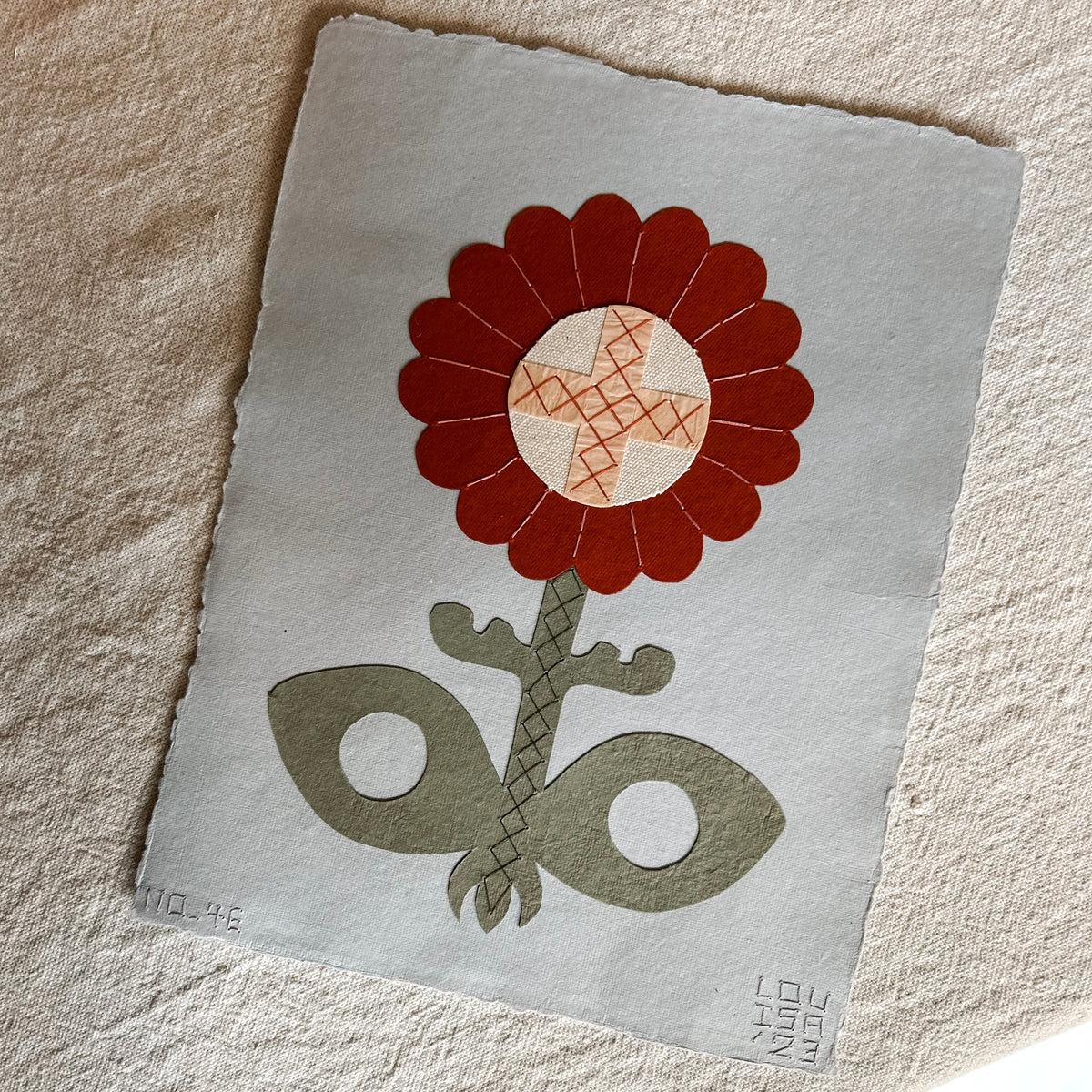 'Flower No. 46' Artwork by Louisa Dunn– Faeger Shop